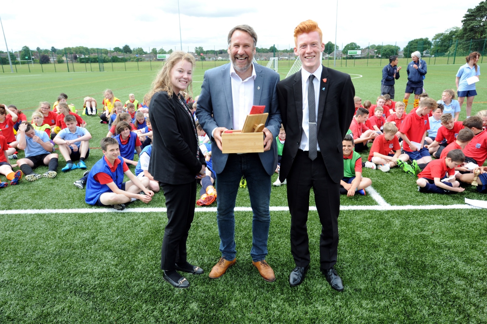The Priory City of Lincoln Academy - 3GP opening ceremony with Paul Merson