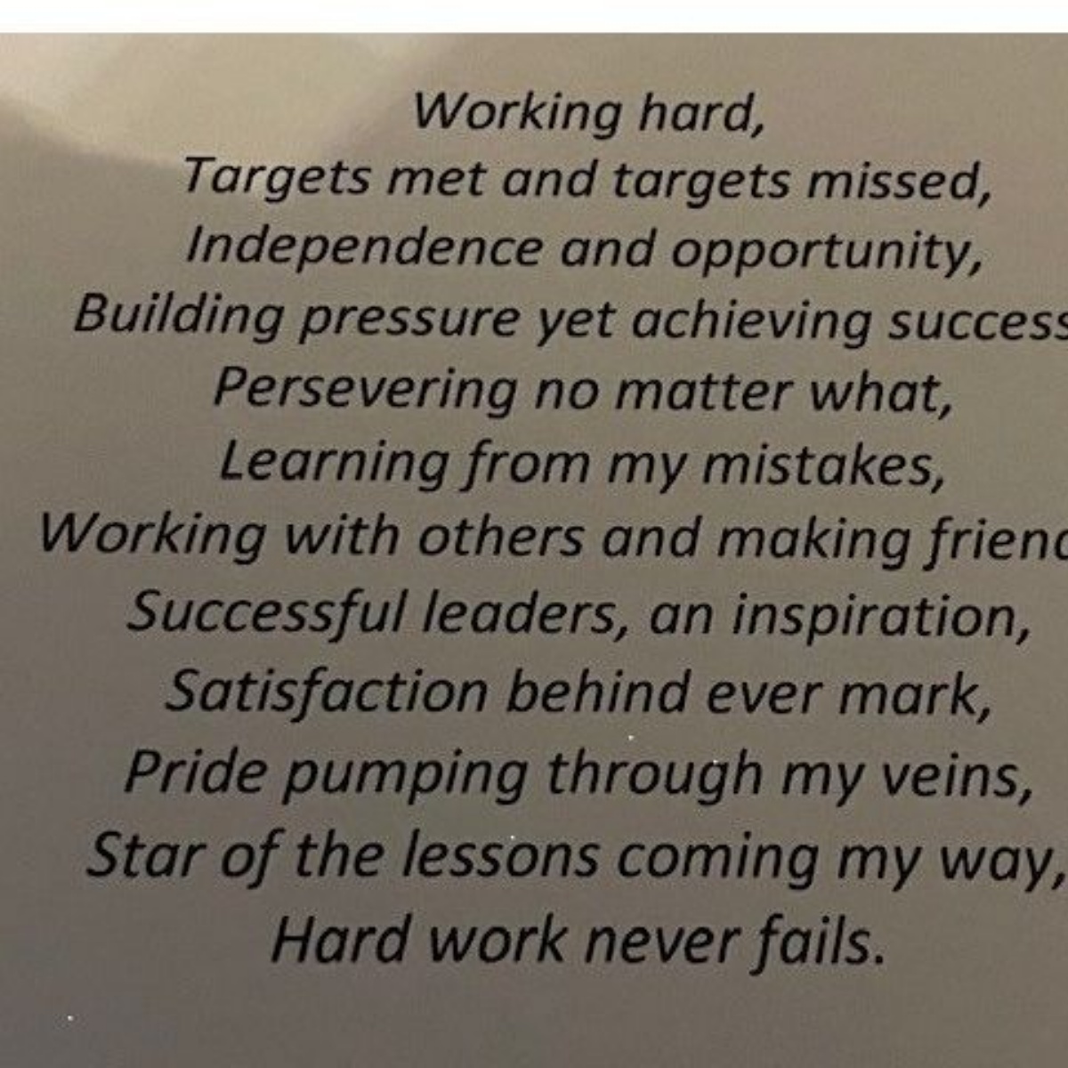 The Priory City of Lincoln Academy - Poetry Competition - Winning Poem